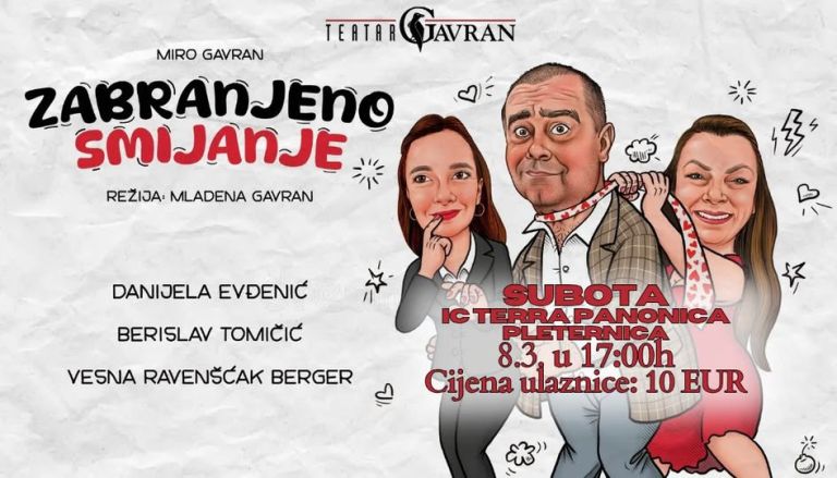 TEATAR „GAVRAN” OPET U PLETERNICI Provedite Dan žena uz urnebesnu ...